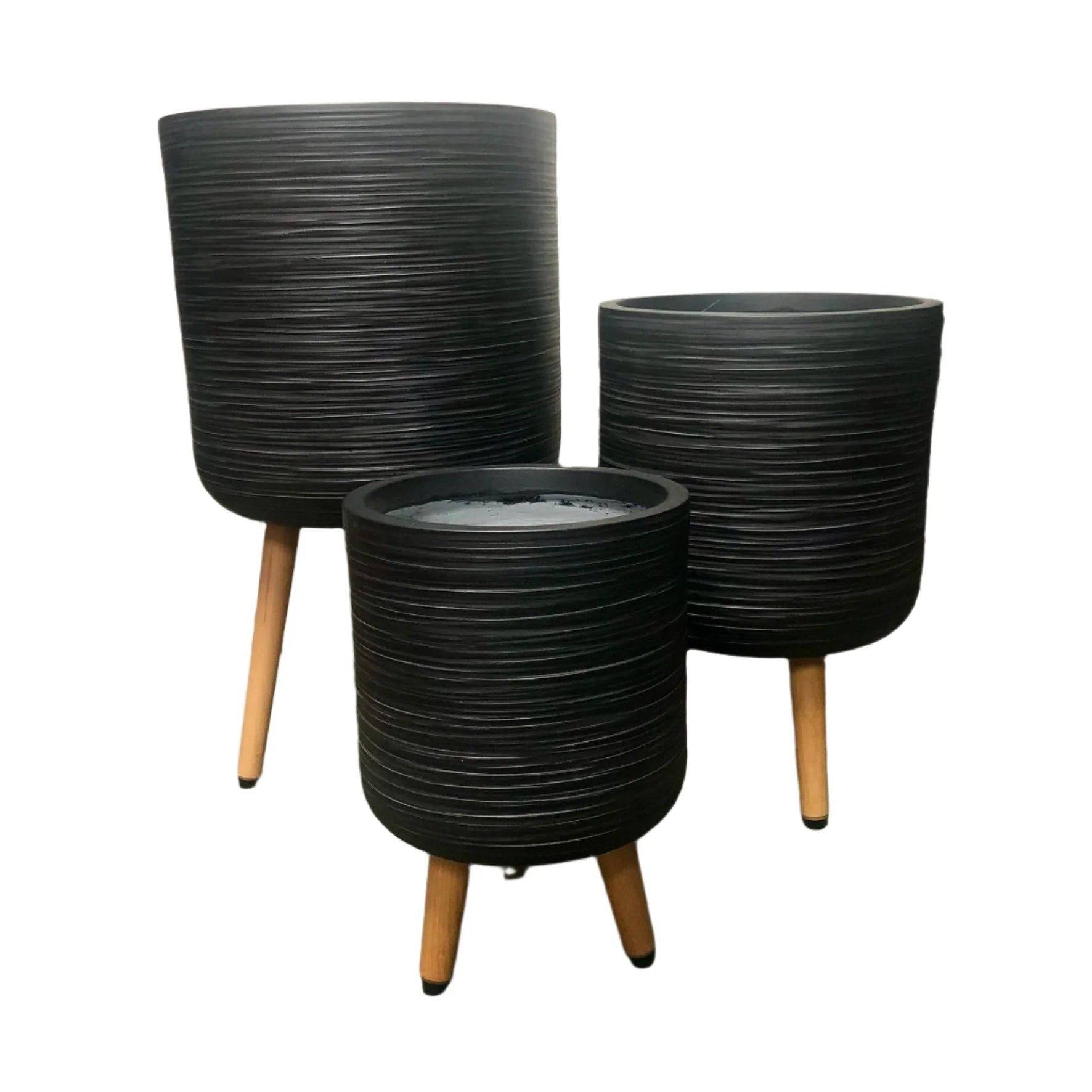 BLACK SIRROCO TRIPOD POT – Sydney's Plant Market